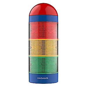 Kadams Visual Timer for Kids with Audio Alarm - Traffic Light Alarm for Kids, Teachers, Classroom, Home, Time Management Tool with Light Timer, 24hr Countdown, Pause Function, Auto Timer - Blue
