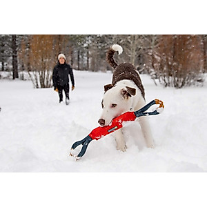 Ruffwear, Pacific Loop Dog Toy, Interactive Tug Toy for Playing and Training, Sockeye Red