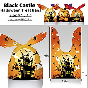 FTWONLIVE Halloween Treat Bags (12 Patterns With, 200 Pieces), Halloween Candy Bags for Trick or Treating, Halloween Candy Bag Party Supplies: Halloween Candy Bag