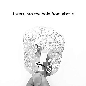 Candle Wraps, Sevend 50 Pieces Tea Light Wraps and Candles Holders for Weeding, Table, Gift, Outdoor (Black Candle Wraps)