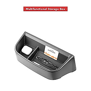 Ecarzo Center Console Dash Storage Tray for 2021 2022 2023 Toyota Sienna Dashboard Organizer Insert Sunglass Holder Container Accessories