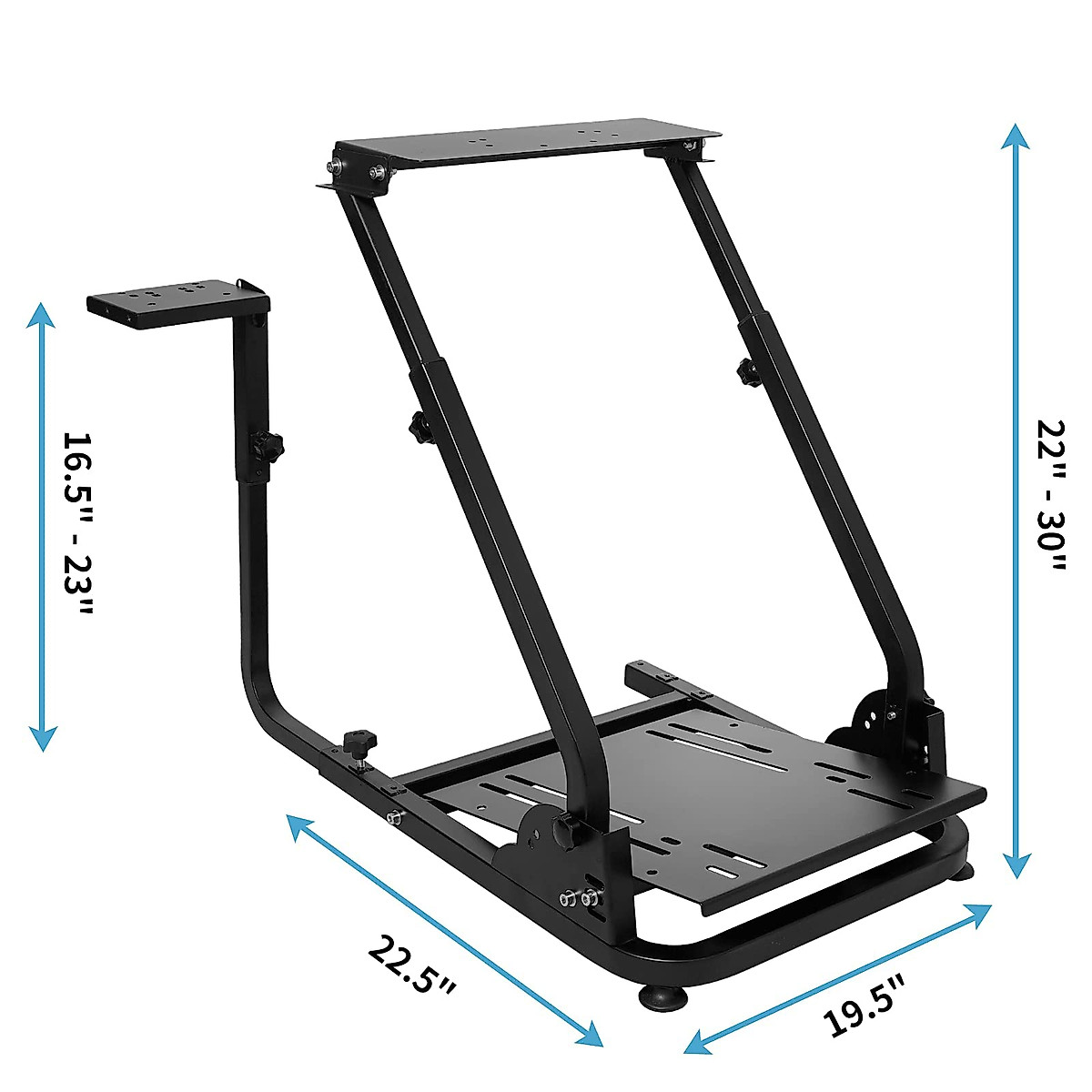 Anman G25 Racing Simulator Cockpit with Shifter Mount Fit for Logitech G27 G29,Throustmaster t150 t150 pro Race Car Seat hori steering wheel Height and Angle Adjustable Gaming Wheel Stand Shifter Peda