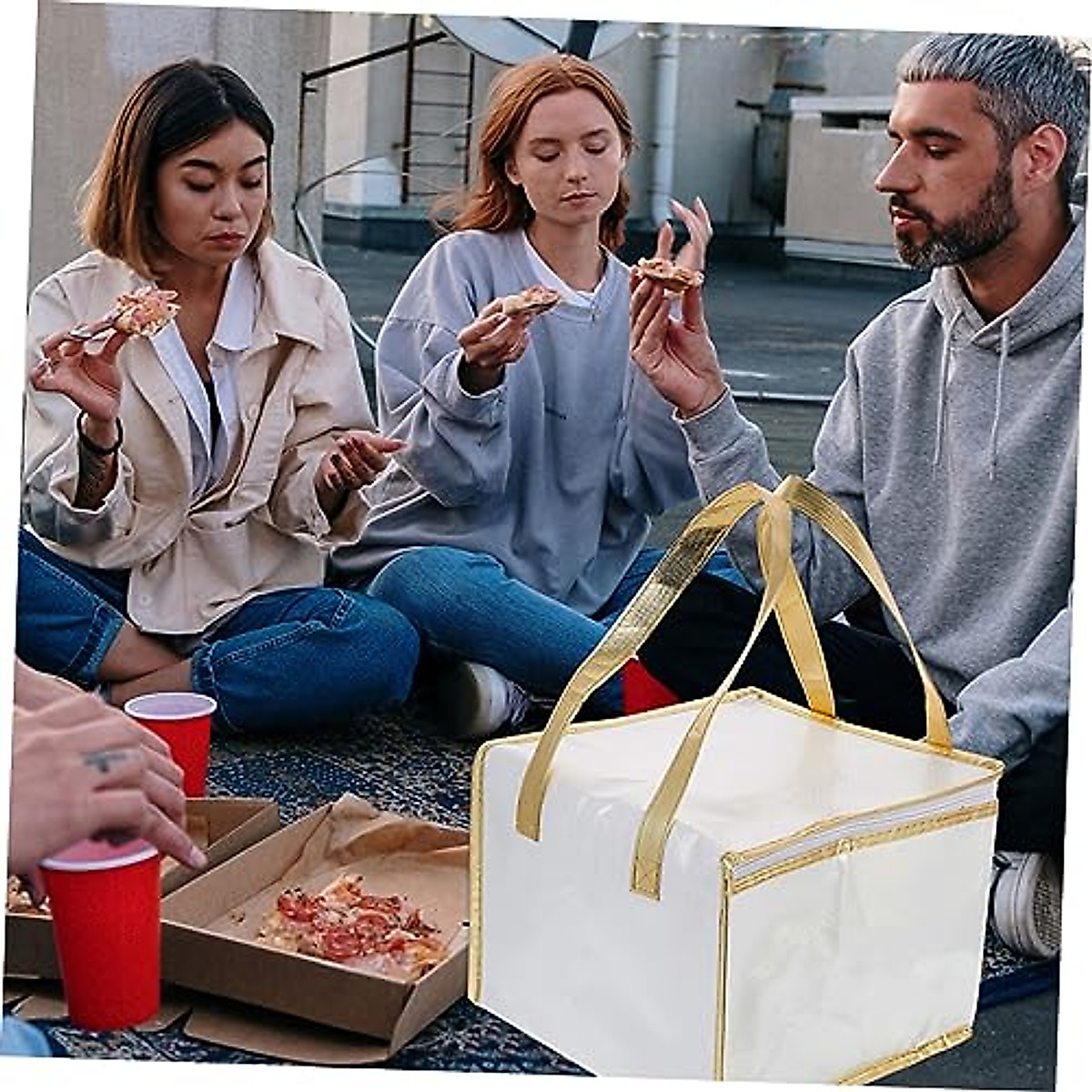 ULTECHNOVO Insulated Bag insulated bag cooler insulated delivery bag cloth insulated grocery bag Cake Delivery Bag