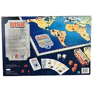 Parker Brothers Risk 1998 Board Game with Army Shaped Pieces