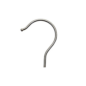 NAHANCO 29917 Wooden Shirt Hanger, 17", Greywash with Brushed Chrome Hardware (Pack of 100)