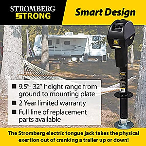 Stromberg Carlson JET-4500 4500 lbs. Electric Tongue Jack - Black