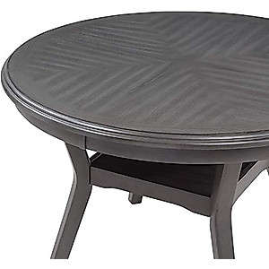 New Classic Furniture Amy 5-Piece Dining Table Set, Gray