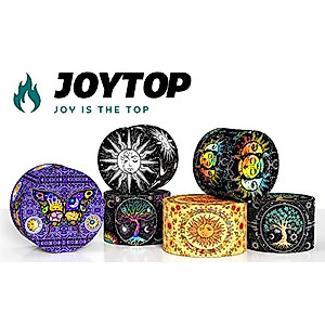 JOYTOP Grinder, 2.5 inch Burning Sun and Moon Grinder (Colorful)