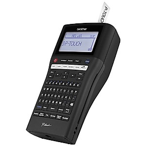 Brother P-touch, PTH500LI, PC-Connectable Label Maker, Rechargeable Portable Labeler, One-Touch Formatting, Brother Vivid Bright Display, Black