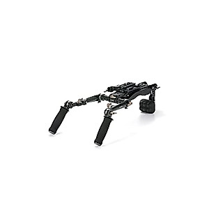 Tilta Lightweight Shoulder Rig | Compatible with DSLR, Mirrorless and Compact Cinema Cameras | TA-LSR-B