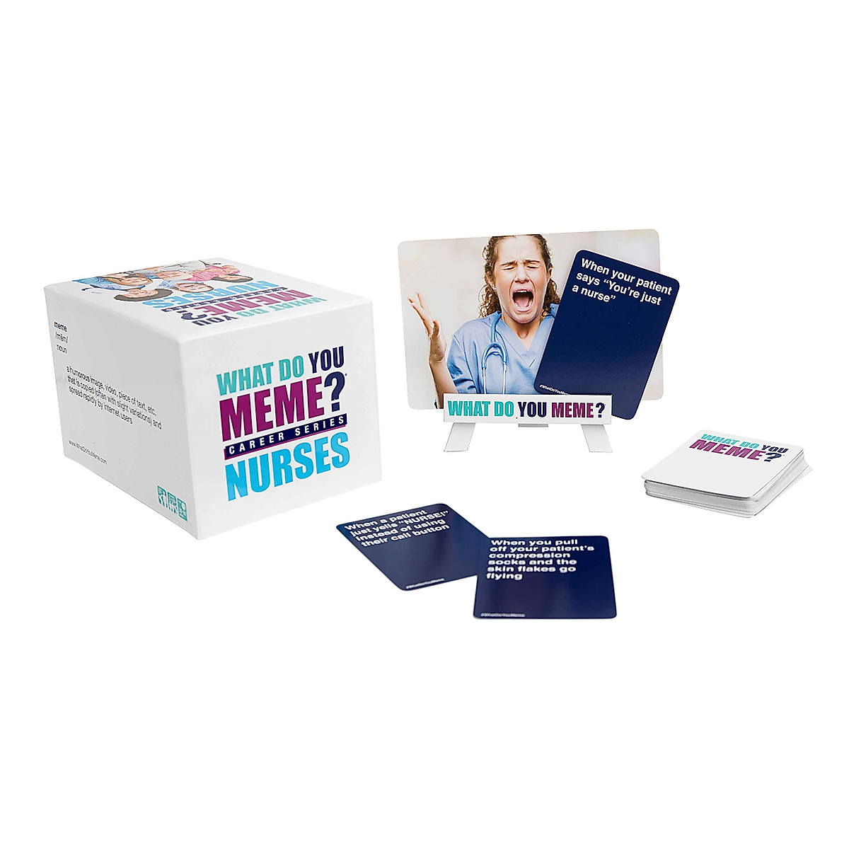 WHAT DO YOU MEME? Nurses Edition - The Hilarious Party Game for Meme Lovers