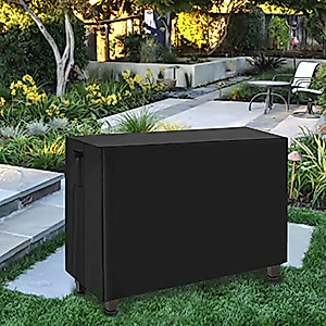 Prep Table Cover for 52 Inch Keter Unity XL, BeSkyer Portable Outdoor Table Storage Cabinet, Water-resistant and Heavy Duty, All Weather