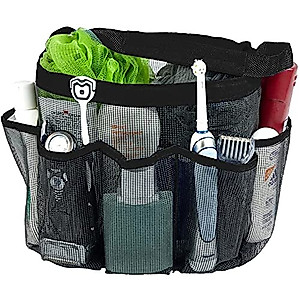 Didcant Mesh Shower Caddy with Durable Handles Portable Shower Tote Bag Basket Organizer for Beach Travel Camping, Hanging Bath Caddies Toiletry for Bathroom College Dorm