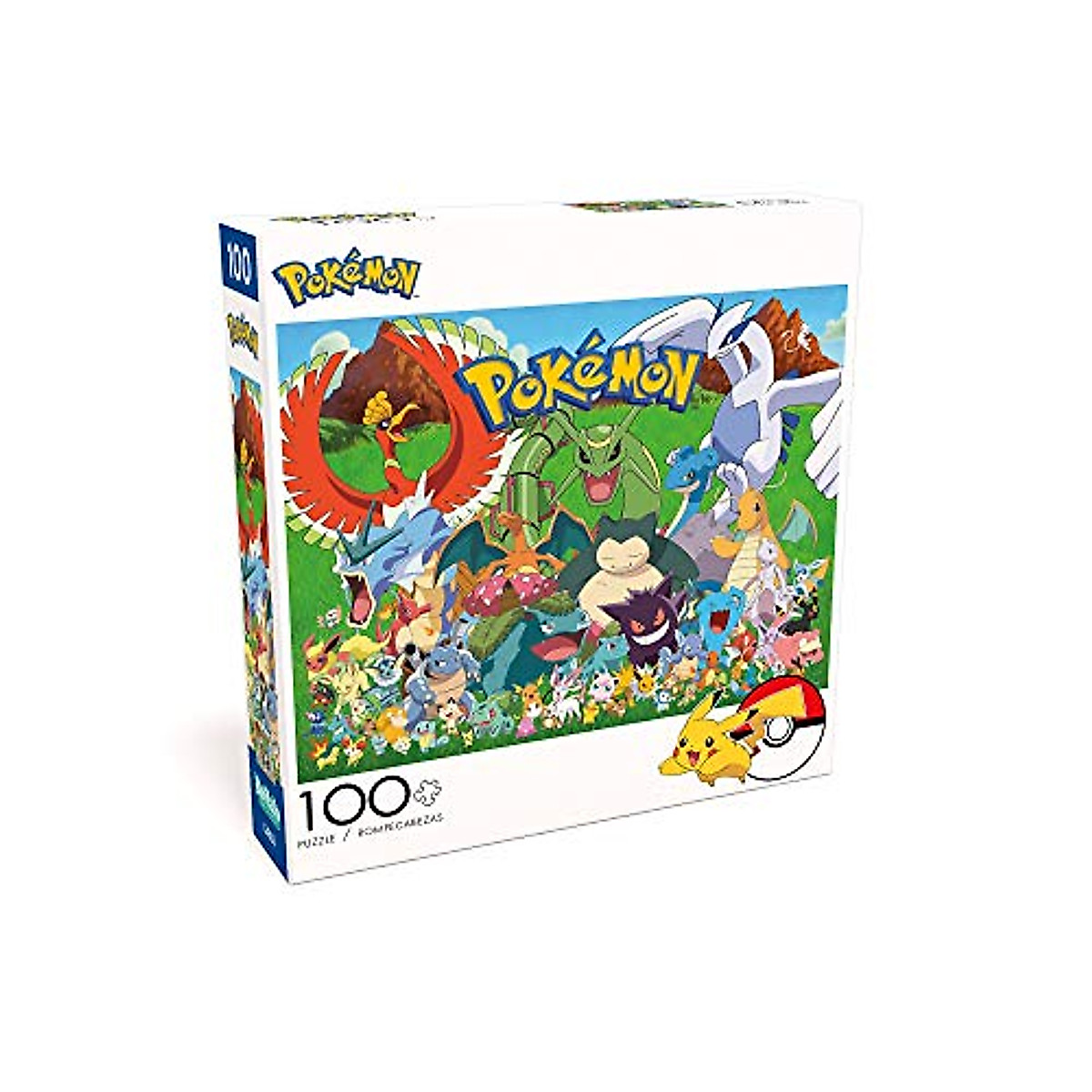 Buffalo Games - Pokémon - Fan Favorites - 100 Piece Jigsaw Puzzle for Families Challenging Puzzle Perfect for Game Nights - Finished Puzzle Size is 15.00 x 11.00