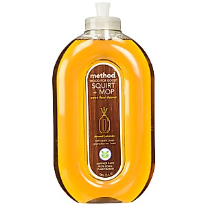 Method Wood for Good Squirt + Mop Wood Floor Cleaner, Almond, 25 Ounce