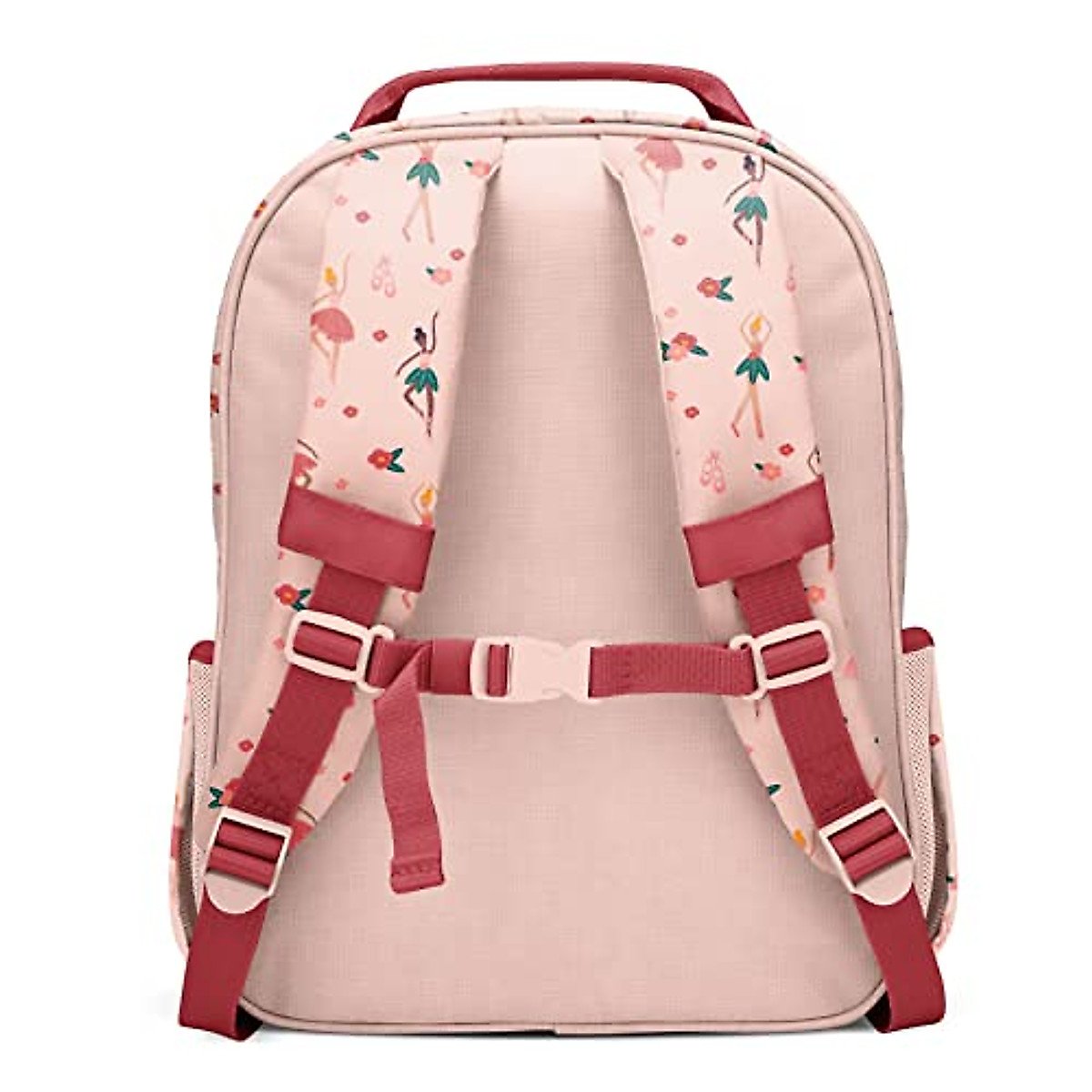 Simple Modern Toddler Backpack for School Girls | Kindergarten Elementary Kids Backpack | Fletcher Collection | Kids - Medium (15" tall) | Pink Ballerina