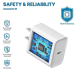 iPad Charger USB C for iPad 10th Gen, iPad Mini 6th, iPad Pro 12.9/11 inch 2022/2021/2020/2018, iPad Air 5/4, iPad Pro Charger 20W Super Fast C Charger with Apple Certified 10FT Long iPad Charger Cord