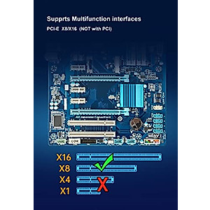 10Gb Network Card Dual SFP+ Ports PCIEx8 Ethernet Converged Server Compatible Intel X520-DA2 82599ES Chip Support Windows 7/8/10/11/Visa,Server/Linux/VMware