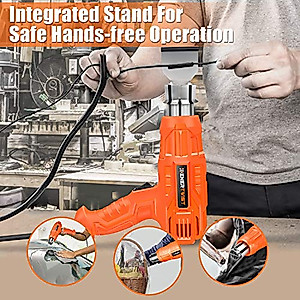 Enertwist 1500W Dual Temperature Heat Gun Kit with 4 Nozzle Attachments for Shrink Wrapping, Paint Removal, Rusted Bolt Stripping, Wire Shrinking, Crafting, ET-HG-1500R