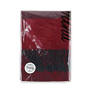 Paskmlna Paisley Jacquard Pashmina Shawl Wrap Scarf Stole,Burgundy-black018-09,Large