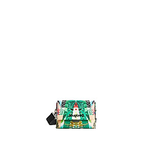 Desigual woMens Casual Across Body Bag, Green, U US