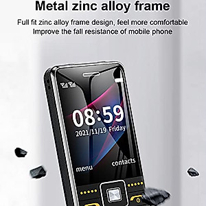 Heayzoki Cell Phone for Seniors, G600 Mobile Phone Big Button Senior Cell Phone 2G 6800Mah Multifunctional Large Capacity Dual Card Dual Standby Loud Voice for Older People(Black)