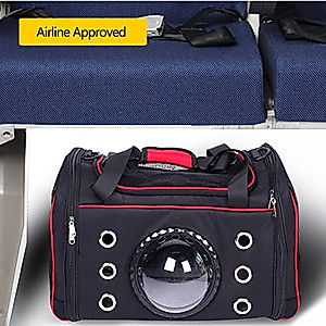 Mfox Pet Carrier Airline Approved, Cat Carriers for Medium Cats Small Cats, Soft Dog Carriers for Small Dogs Medium Dogs, TSA Approved Pet Carrier for Cats Dogs of 15 Lbs, Puppy Carrier