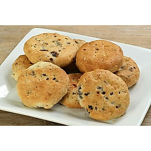 Real Lancashire Eccles Cake | British Snacks Made with Pure Butter & Dried Currants | Traditional & Delicious Fruity Cake for Any Occasion | 5.29 Oz | 4 Cakes (Pack of 1)