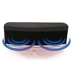 Spracht BluNote Pro Blutooth Speaker - Portable Conferencing and Wireless Speaker, Visual Scrolling Caller ID and Dual MEMs Mics