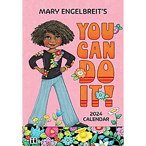 Mary Engelbreit's 12-Month 2024 Monthly Pocket Planner Calendar: You Can Do It