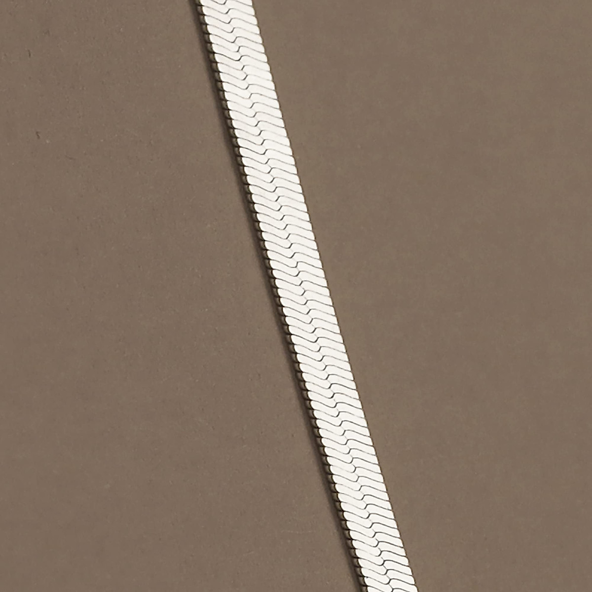 DKMN GÜMÜŞ Snake Layered Chain - Herringbone Chain Necklace - Italian Reversible Chain - Snake Chain Choker - Chain Necklace For Women - 925 Sterling Silver Chain Necklace (18K Gold, 20 Inches)