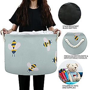 xigua Cotton Rope Basket Bee Baby Laundry Basket Blanket Kids Toy Storage Basket Glove Box