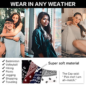 Women's Summer Beanie for Men Hat Boho Hats Adult Dwarf Hats Chemo Cap Cancer Headwear Caps Baggy Skull Sleep Cap Nightcap