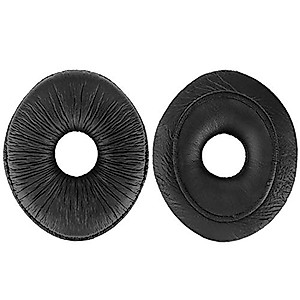 Geekria QuickFit Replacement Ear Pads for Panasonic Technics RP-DJ1200, RP-DJ1205, RP-DJ1210 Headphones Ear Cushions, Headset Earpads, Ear Cups Cover Repair Parts (Black)