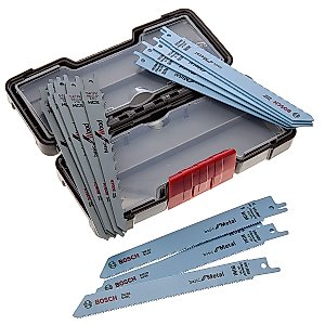 Bosch 2607010901 Saber Saw Blade-Set For Wood/Metal 15 Pcs