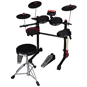 ddrum E-Flex Complete Electronic Set with Mesh Drum Heads, Black (DD EFLEX)