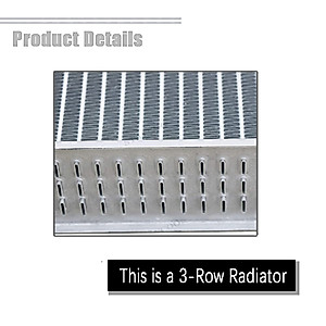 ENGINKUHLER 3-Row Radiator Compatible For 1973-1987 Chevy GMC C/K K5 Blazer C10 C20 C30 305 350 454 V8 Pickup Aluminum Radiators