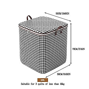 Cagogo Clothes Storage Bag Wardrobe Sorting Storage Box Portable Storage Bag Winter Cup Storage Box