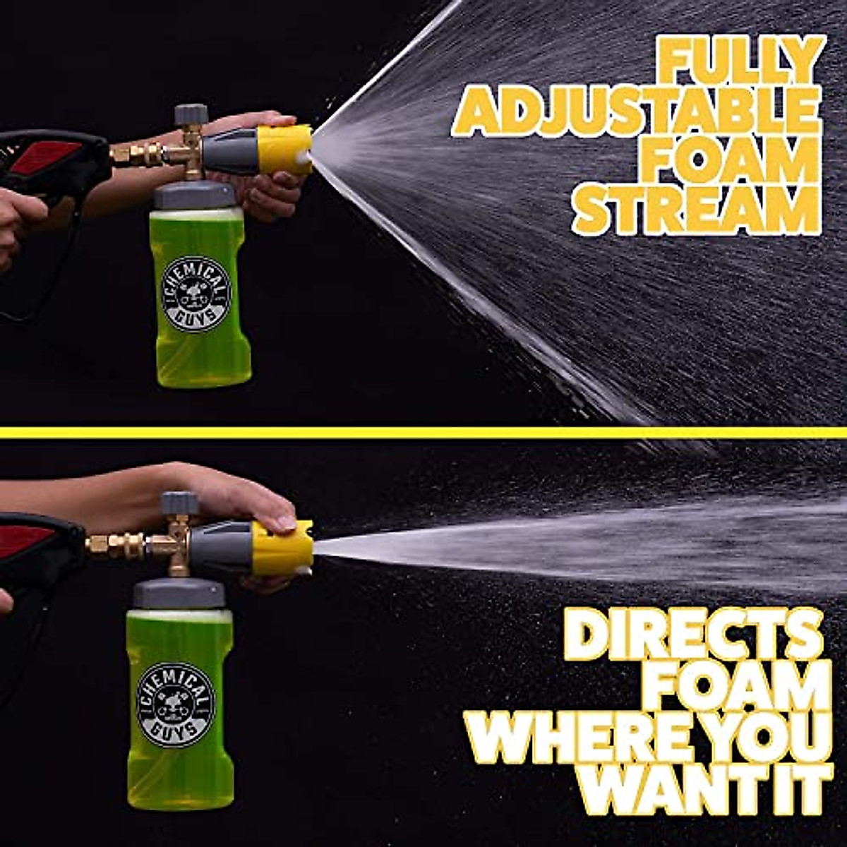 Chemical Guys HOL363 16-Piece Arsenal Builder Ceramic Car Wash & Protection Kit with Big Mouth Max Release Foam Cannon, Bucket and (6) 16 oz Car Care Cleaning Chemicals (Works w/Pressure Washers)