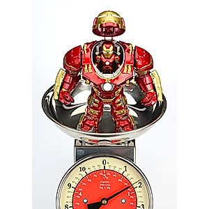 Jada Toys Marvel 6" Hulkbuster & 2" Iron Man Die-Cast Collectible Toy Figure, Red,33431