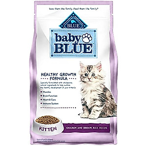 Blue Buffalo Baby Blue Healthy Growth Formula Natural Kitten Dry Cat Food, Chicken and Brown Rice Recipe 5-lb
