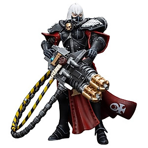 HiPlay JoyToy Warhammer 40K Collectible Figure: Adepta Sororitas Retributor with Heavy Flamer 1:18 Scale Action Figures JT8131 (Heavy Flamer JT8131)