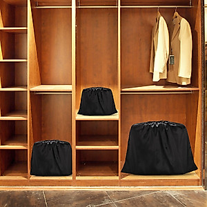 Peohud 9 Pack Dust Bags for Handbags, Purse Dust Cover Bag with Drawstring, Silk Cloth Travel Storage Pouch for Handbags Purse Shoulder Bags Shoes Boots