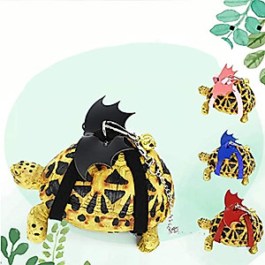 balacoo Turtle Harness and Leash with Wings- Tortoise Harness Strap Adjustable Collar Leash Control Rope Lizard Leash for Turtle Reptile