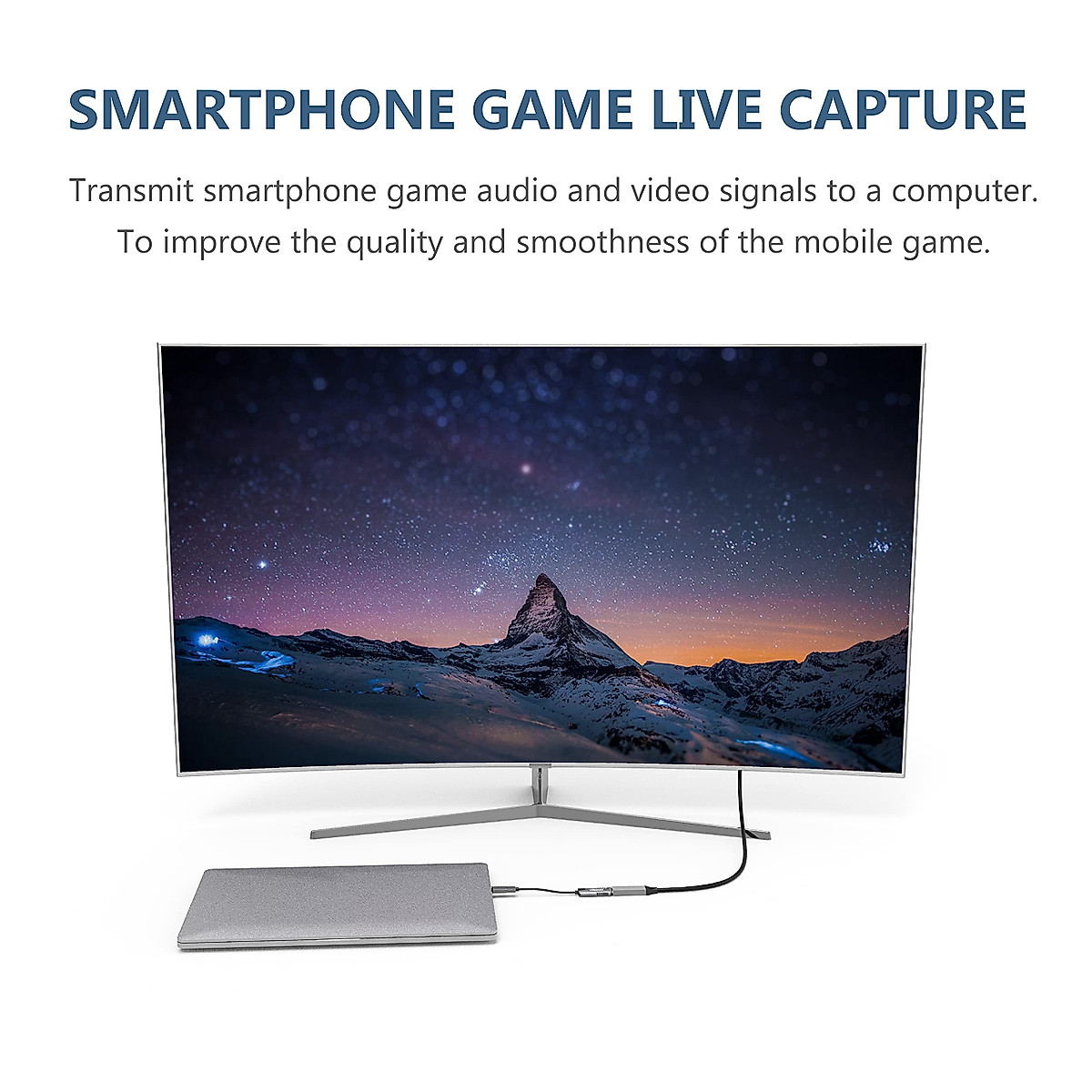 Anxious 4K HDMI Video Capture Card,USB 3.0 1080P Game Capture Card,for Game,Teaching,Live Broadcasting,Video Conference,Video Recorder for Streaming,Compatible with Windows Linux Mac OS System etc