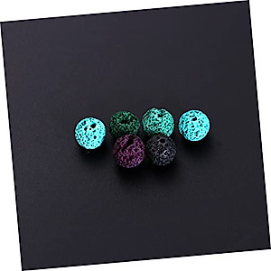 COHEALI 1 Box 200pcs Bulk Jewelry Natural Gemstone Beads Crystal Pendant Lava Beads Spacer Beads Round Chakra Beads Jewelery Making Beads Loose Beads Beading Jewelry Set Bracelet Beads Set