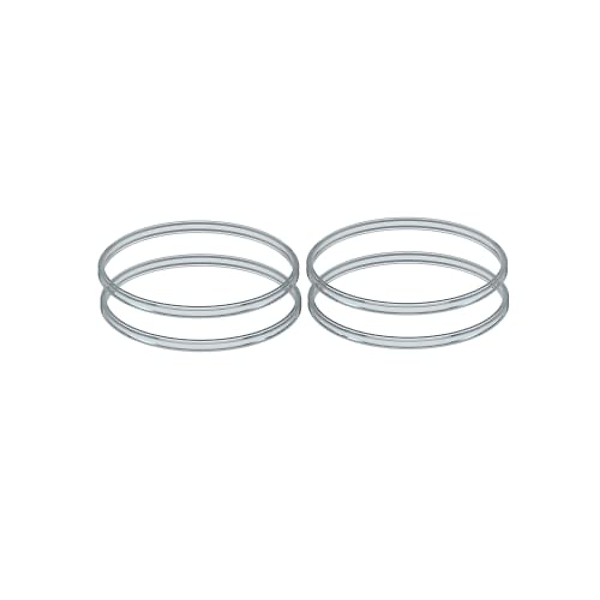 Reduce Tumbler Lid Gasket - Large Size, 4 Pack - Replace Lost or Damaged Tumbler and Mug Lid Gaskets - Dishwasher Safe, BPA Free