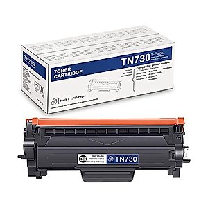 High Yield 1 Pack Black TN730 TN-730 Compatible Toner Cartridge Replacement for DCP-L2550DW MFC-L2710DW L2750DW L2750DWXL HL-L2350DW L2370DW/DWXL L2390DW L2395DW Printer Ink Cartridge…
