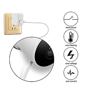 Brada 2Pack 25ft Micro USB Power Cord,Micro USB to USB Charging Cable,DC Power Adapter USB Extension Cable,Extension Power Cable for CCTV Security Camera,Indoor Wireless IP Camera,Standalone DVR