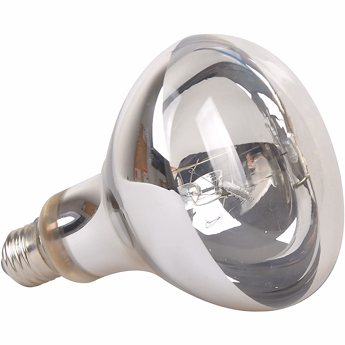 BONGBADA 2 Pack Heat Lamp Bulb R95 100 Watt Infrared Glass Lamp Bulb for Food Service, Brooder Bulb, Chicks, Pet, Bathroom, Light Therapy, Reptiles and Amphibian